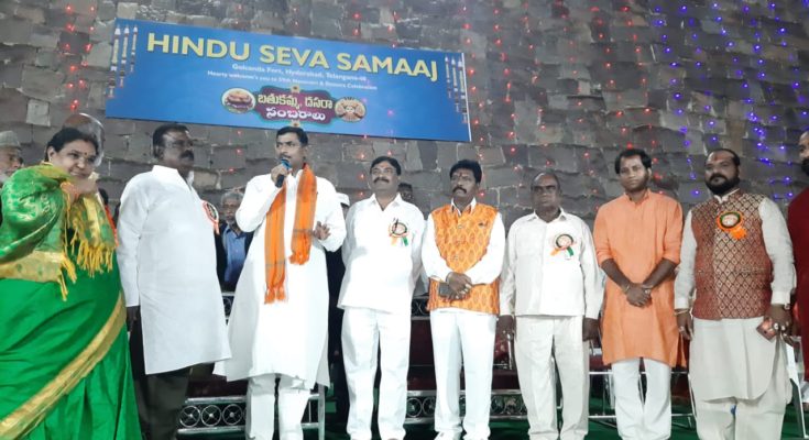 BJP Muralidhar Rao attends Hyderabad festivities - Lotus Times ...