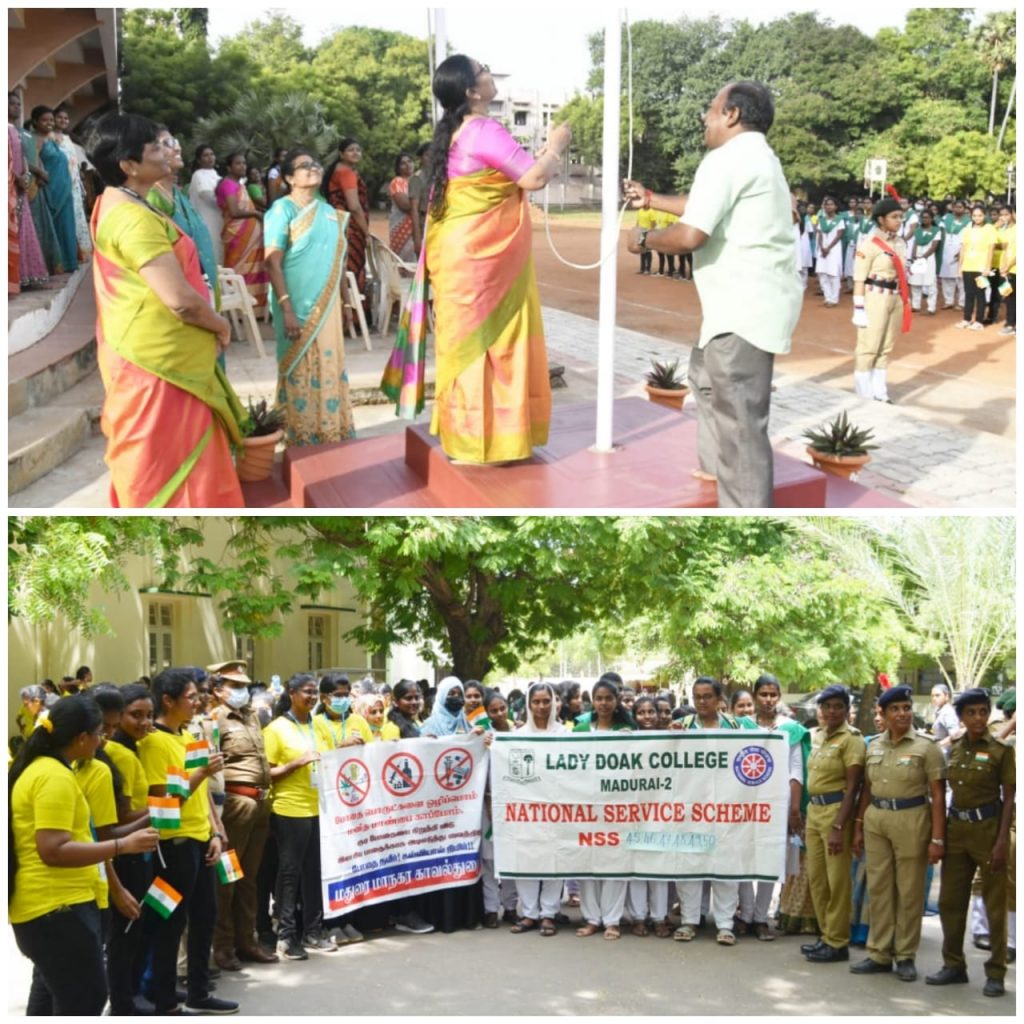 Lady Doak College students and staff rally for a cause on 76th ...