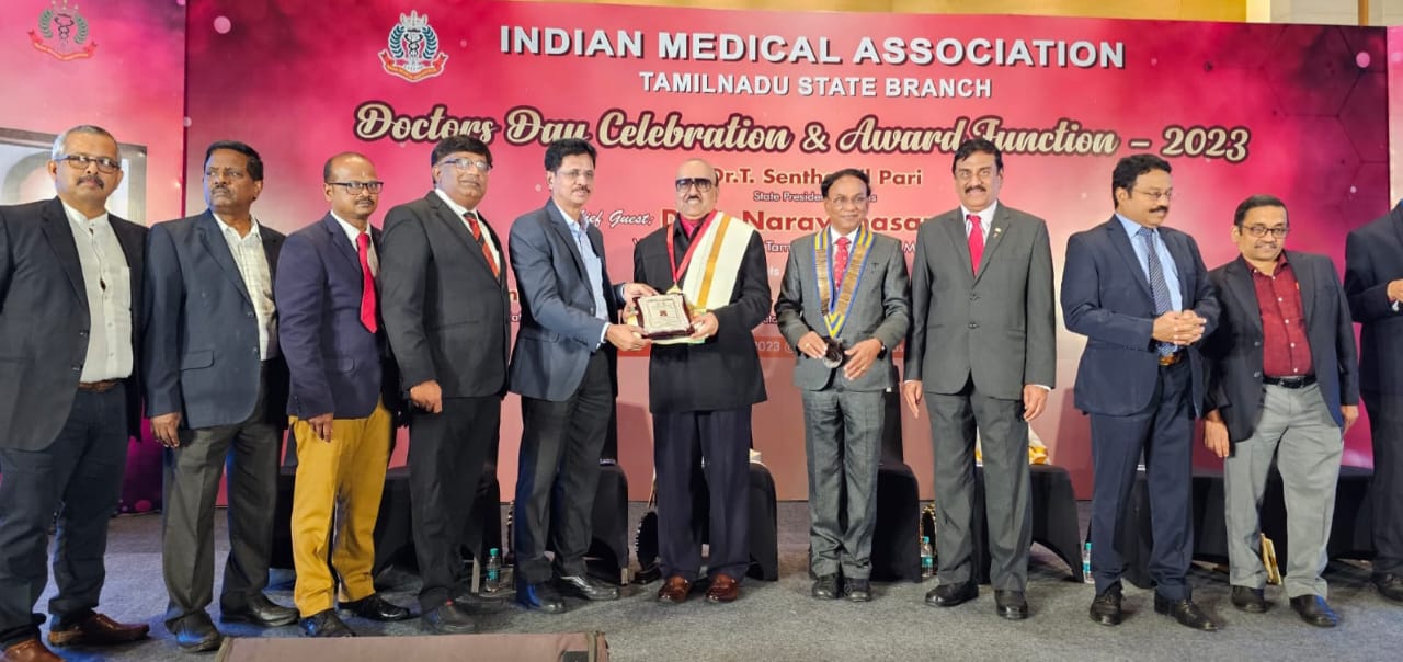 Doctors Day Award for Chennai neurosurgeon, IMA honours him for ...