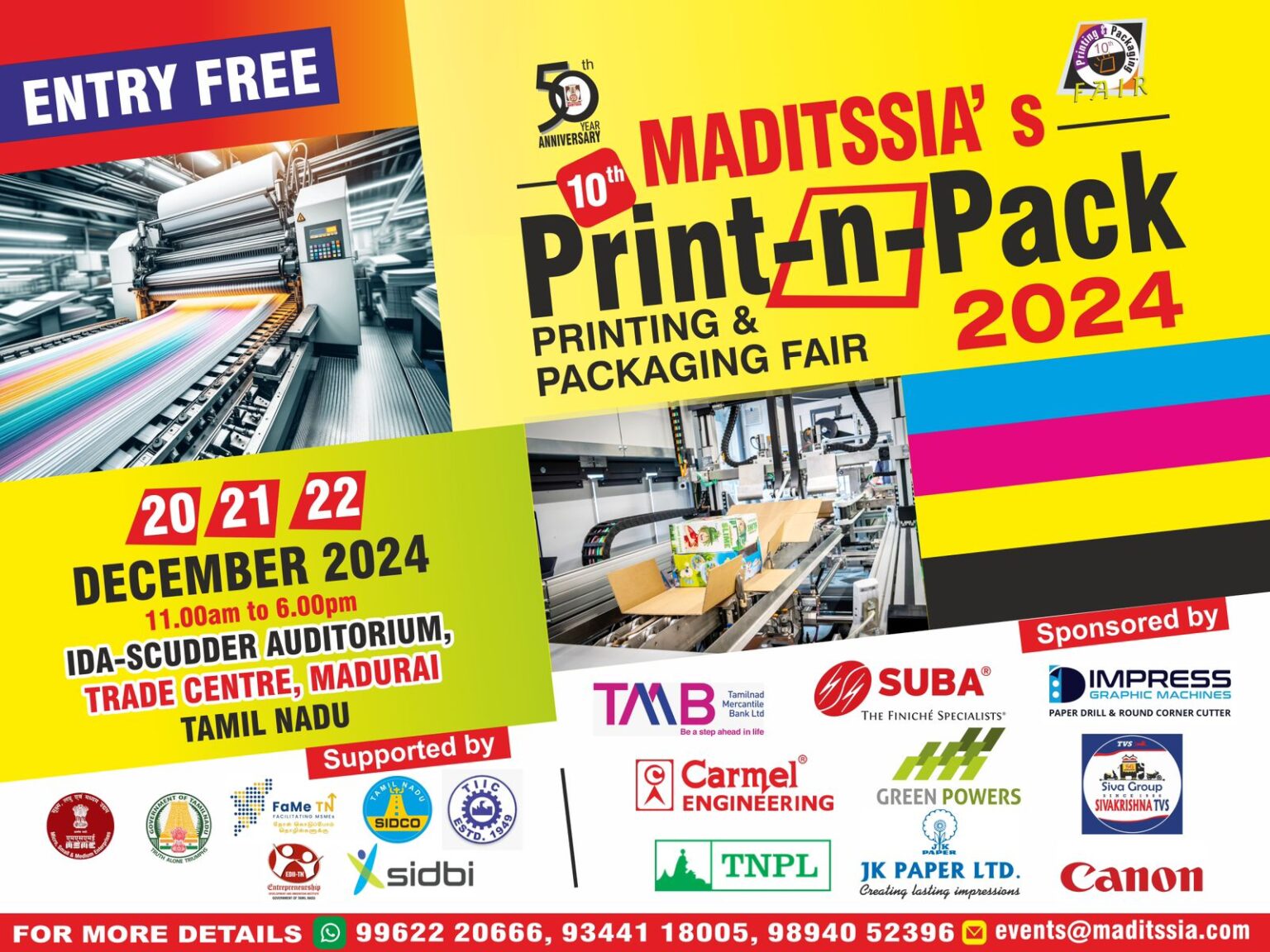 'Print-n-Pack' fair inaugurated in Madurai with 127 stalls displaying ...