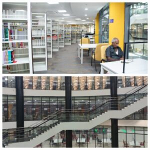A library that books racks of glory in Madurai's future history, the ...