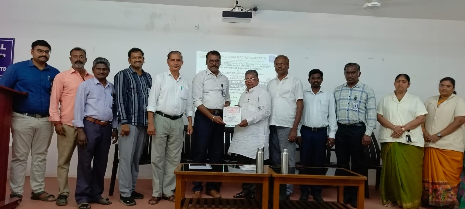 Madurai Gandhi Museum and Rajapalayam Raju's College enter into MoU on ...